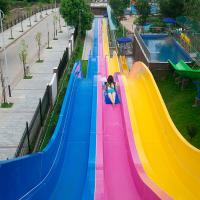 China Summer Entertainment Playground Equipment Water Play Equipment Fiberglass Trumpet Water Slide for Water Park for sale