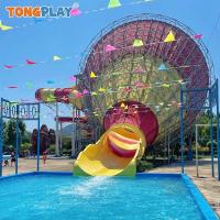 China Swimming Pool Water Play Game Equipment Slide Water Playground Fiberglass Skin Raft Slides for Adults Children for Sale for sale