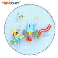 China Tong Play Safe High Quality Kids Plastic Slide Kids Water Park Outdoor Playground Equipment for sale