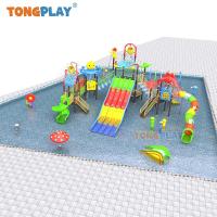 China Commercial Water Play Aquatic Park Outdoor Swimming Pool Large Plastic Water Slide for Children for sale