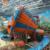 China Colorful Family Raft Water Slide ODM Water Amusement Park Equipment for sale