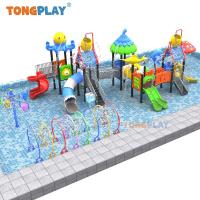 China Popular Style Water Park Plastic Slide Playground Swimming Pool Equipment Water Park Kids Pool for sale