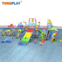 China Popular Style Water Park Plastic Slide Playground Swimming Pool Equipment Water Park Kids Pool for sale