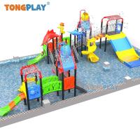 China Tong Play Outdoor Children's Play Pool Plastic Slide Summer Vacation Pool Park Equipment Adult Waterslide for sale