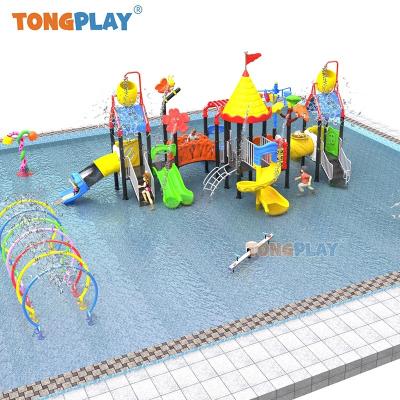 China New Hot Selling Kids Water Game Toys Plastic Water Slide Water Park Outdoor Playground Equipment for sale