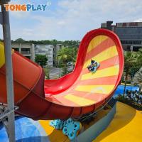 China Swimming Pool Fiberglass Water Park Multiple Raft Slides Aqua Park Equipment Water Playground for sale