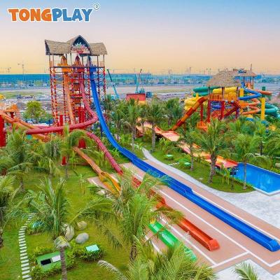China Wholesale Fiberglass Water Playground Games Water High Speed Body Slides for Family Water Park Equipment for sale