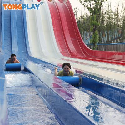 China New Large Water Park Amusement Equipment Outdoor Swimming Pool Carbon Fiber Water Rainbow Slide Direct Sale for sale