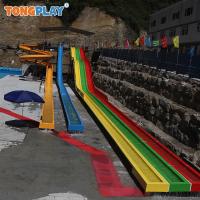 China Factory Rainbow Slide Series Kids Plastic Creative Amusement Slide Equipment Outdoor Water Park Playground for Adults for sale