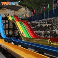 China Factory Rainbow Slide Series Kids Plastic Creative Amusement Slide Equipment Outdoor Water Park Playground for Adults for sale