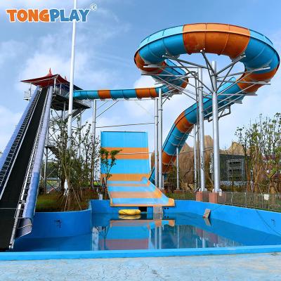 China U-shaped Skateboard Water Park Family Fun High Quality Factory Direct Sales Outdoor Amusement Water Playground Use for All Ages for sale