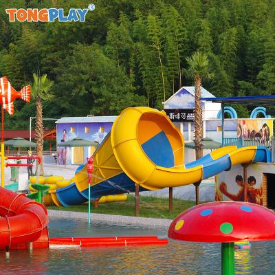 China Small Speaker Fibreglass Water Slides For Children 3-15 Years Old for sale