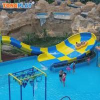 China Customized Fiberglass Boomerang Water Slide Eco-friendly Outdoor Water Playground Equipment for sale