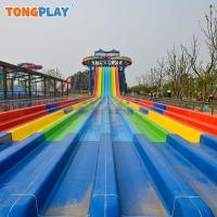 China New Design with Slope Slide Color Matching Fun and Exciting Play Slide Amusement Equipment Outdoor Water Playground Water Park for sale