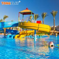 China Aqua Playground Double Slide Freefall High-Speed Water Slide of Water Park Water Play Equipment for sale