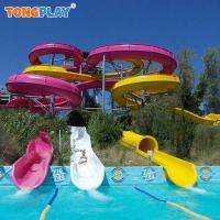 China Customized Eco-friendly High Capacity Water Slide and Rainbow Slide for Outdoor Water Parks for sale