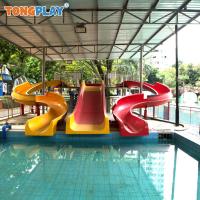 China Factory Direct Sales Short Track Slide of High Quality Water World Amusement Equipment Outdoor Water Playground for sale