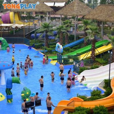 China Customized Floating Water Park Equipment Children Water Slide for Swimming Pool Fiberglass Slide for sale