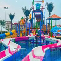 China Competitive Price Water Park Outdoor Children and Adults Water Park Slide Combination Slide for sale