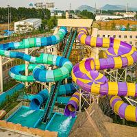 China Competitive Price Water Park Outdoor Children and Adults Water Park Slide Combination Slide for sale