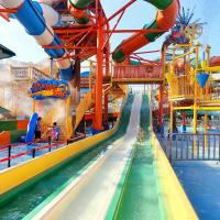 China Fiberglass Pool Spiral Slide Commercial Water Play Equipment for sale