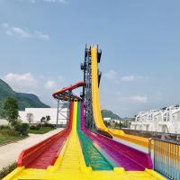 China Fiberglass Pool Spiral Slide Commercial Water Play Equipment for sale