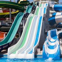 China Fiberglass Beach Water Slide Colorful Water Playground Equipment for sale