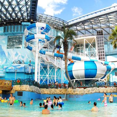 China Water Play Child Games Swimming Pool Equipment Toys Fiberglass Slide for Children for sale