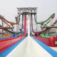 China 370m2/465m2 Playground Water Park Speed Water Slide Water Play Equipment for sale