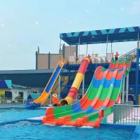 China Open Air Thickened Long Slide Speed Water Slide for Outdoor Water Playground for sale