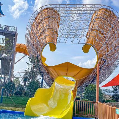 China Backyard Water Play Equipment Water Theme Park Equipment Aqua Park Small Speaker Slide for Swimming Pool Slide for sale