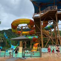 China Kids Playground Swimming Pool Fiberglass Water Tube Slide for Children for sale