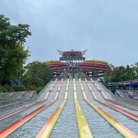 China Outdoor Splash Pad Equipment Water Park Rides Kid Pool Slides Facilities for Children for sale