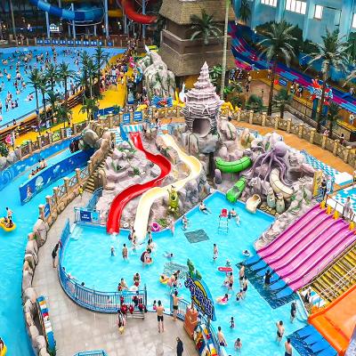China Water Park Wave Machine Malfunction Custom Design Lazy River Wave Pool Entertainment for sale