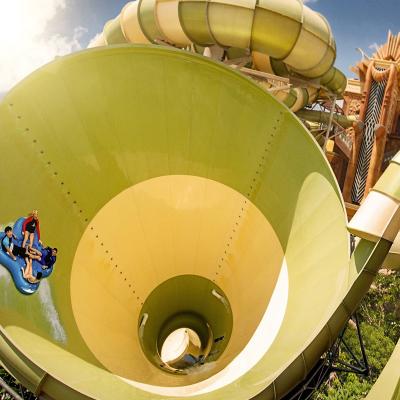 China Aqua Park Design Commercial Water Theme Park Equipment for Adult Aqua World Attraction Super Typhon Slide for sale