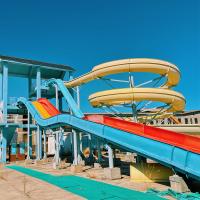 China Children Amusement Park Water Games Rides Swimming Pool Fiberglass Slide Set for Sale for sale