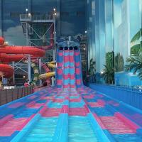 China OEM ODM Amusement Park Swimming Pool Outside Fiberglass Water Slide for sale