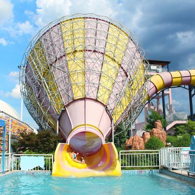 China Commerical Swimming Pool Slide Fiberglass Water Park Slides for Outdoor for sale