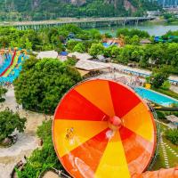 China Commerical Swimming Pool Slide Fiberglass Water Park Slides for Outdoor for sale
