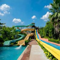 China Professional Water Slides Factory in China Water Parks Slide Fiberglass Material Wholesale for sale