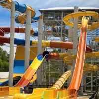 China Outdoor Entertainment Space Bowl Water Slide Raft Water Slide Customized Color for sale