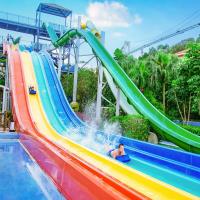 China Family Aquatic Playground Spiral Water Slide Playing Ground Water House for sale