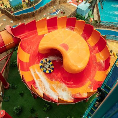China New Commercial Water Parks Slide Parts Design Fiberglass Water Bowl Slide Pieces for Sale for sale