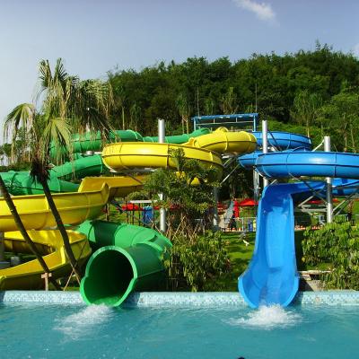 China New Fiberglass Water Slides for Water Park Amusement Rides Manufacturer for sale