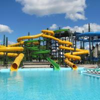 China Professional Manufacturing Supply Water Slides Theme Parks Large Fiberglass Water Slide for Kids for sale