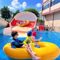 China 400m2 Big Bowl Water Slide 400sqm Water Park Playground Fiberglass for sale