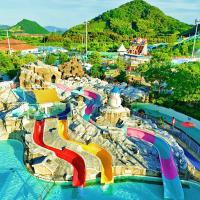 China Fabulous Fun Storm Rider Slide Fiberglass Water Park Funnel Typhoon Water Slide for sale