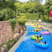 China Fiberglass Boomerang Pool Slide Eco Commercial Water Park Equipment for sale