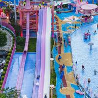 China Fiberglass Galvanized steel Rainbow Racing Slides for Youth and Adults for sale