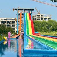 China Customized Color High Speed Slides  Platform Height 7-18 Meters for sale